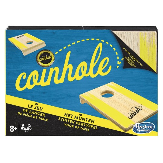 [ 미국 에스앤에스 제품 ]Hasbro Coinhole 테이블 탑 코인 게임Hasbro™ Coinhole Table Top ...