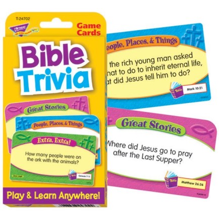 Bible Trivia Challenge Cards® | Educational Christian Game for Groups