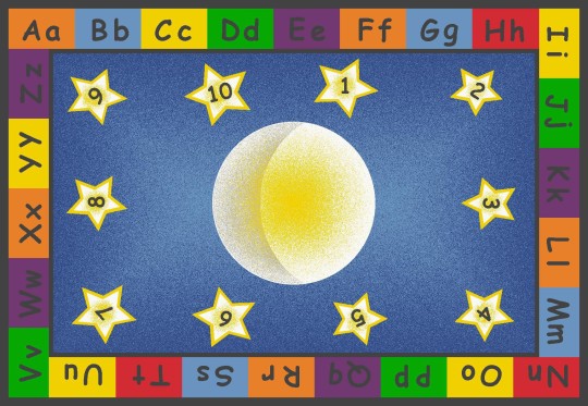 Buy Learning Carpets Moon & Stars Classroom Rug at S&S Worldwide