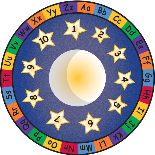 Buy Learning Carpets Moon & Stars Classroom Rug at S&S Worldwide