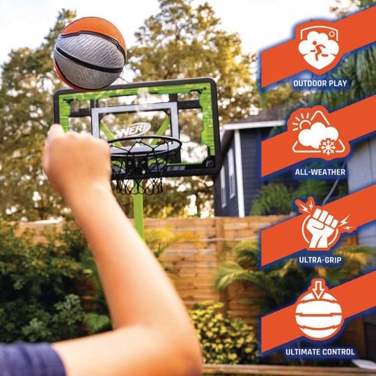 Buy Nerf® PROSHOT Rubber Basketball, Official Size at S&S Worldwide