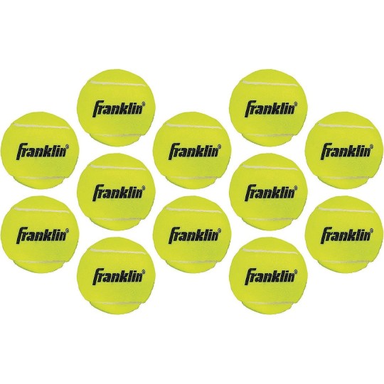Franklin® Pressureless Tennis Balls (Pack of 12) | Tennis Ball Set