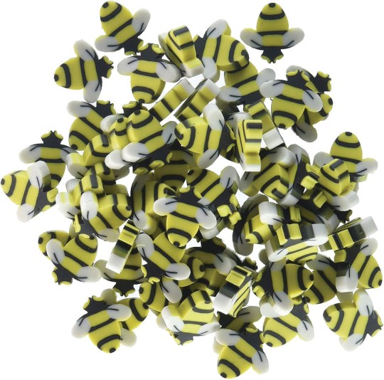 Buy Mini Bumble Bee Erasers (Pack of 144) at S&S Worldwide