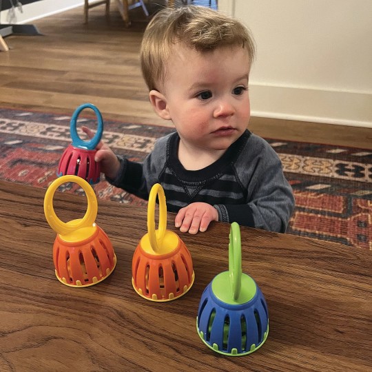 Buy Cage Bells with Handle for Early Musical Play, 4.75" (Set of 6) at ...