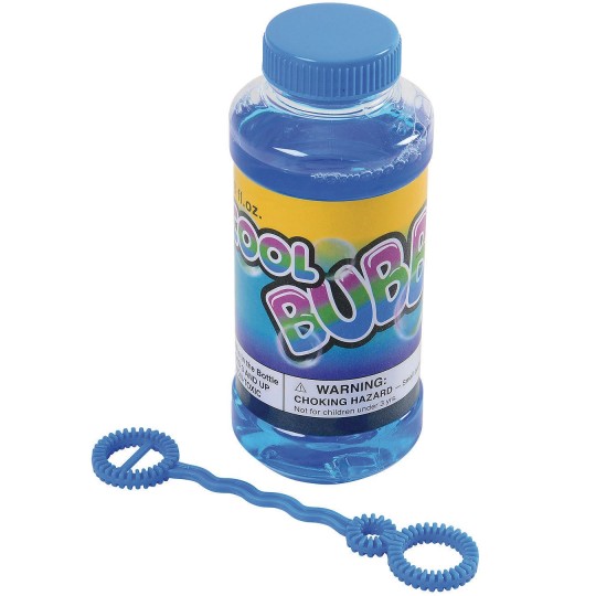 8 oz Cool Blowable Bubbles | Fun Outdoor Activity Solution for Kids