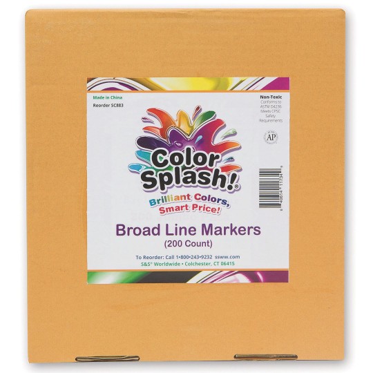 Buy Color Splash!® Broad Line Marker PlusPack (Pack of 200) at S&S ...