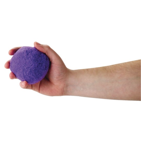 Buy Spectrum™ Puff Balls, 4" (Pack of 12) at S&S Worldwide