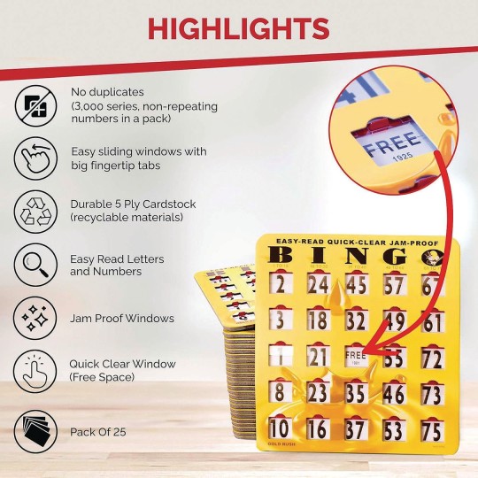 Buy EZ Read Quick Clear Jumbo Bingo Shutter Cards (Pack of 25) at S&S ...