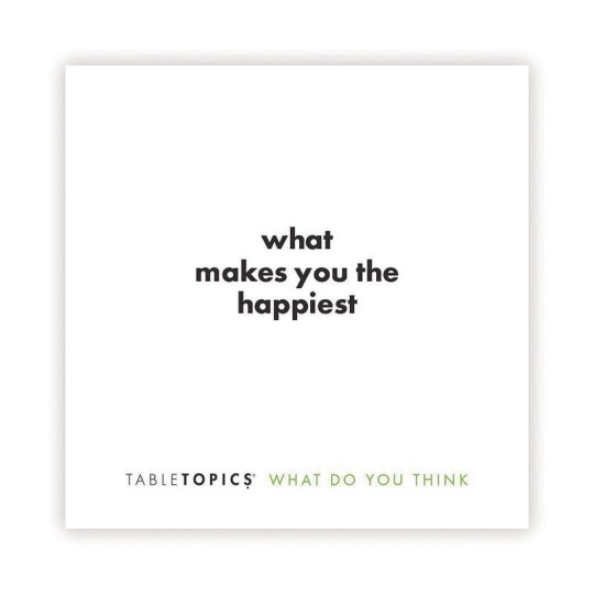 TABLETOPICS® To Go What Do You Think? Card Game | Conversation Starter Game