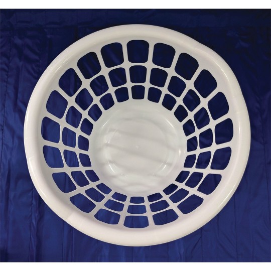 Buy One Bushel Plastic Laundry Baskets, 14.5” Round x 12.5” H (Set of 6 ...