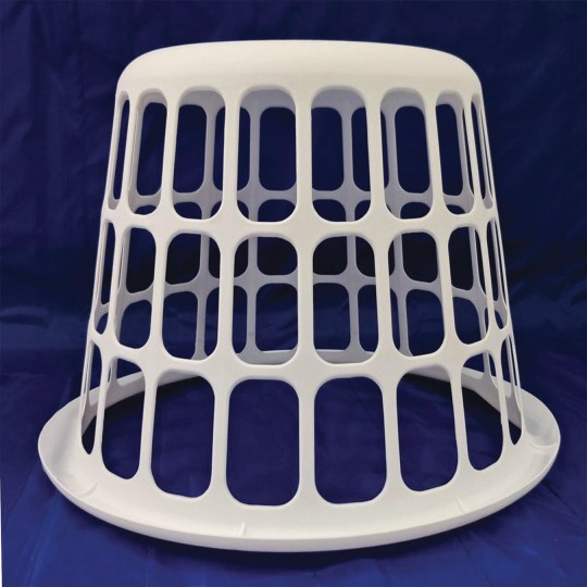 Buy One Bushel Plastic Laundry Baskets, 14.5” Round x 12.5” H (Set of 6 ...