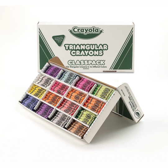 Buy Crayola® Triangular Crayon Classpack® (Box of 256) at S&S Worldwide