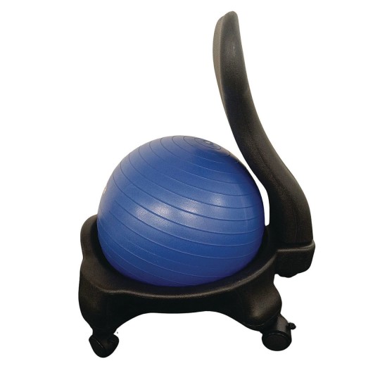 Buy Bintiva Youth Balance Ball Chair, Blue at S&S Worldwide