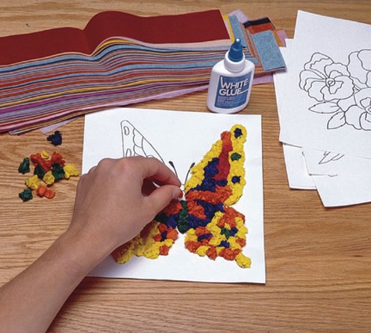 Buy Tissue Paper Collage Craft Kit (Pack of 12) at S&S Worldwide