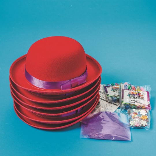 Buy Red Hat Craft Kit (Pack of 6) at S&S Worldwide