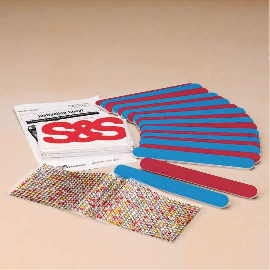 Buy Bling Nail File Craft Kit (Pack of 24) at S&S Worldwide