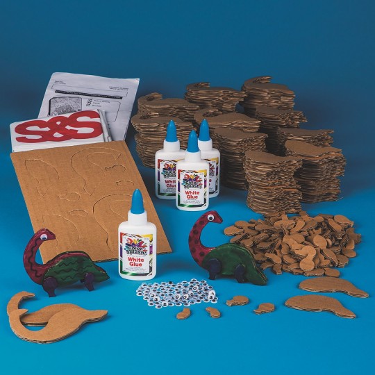 Buddy the Dinosaur Craft Kit | DIY Plush Toy Activity (Pack of 48)