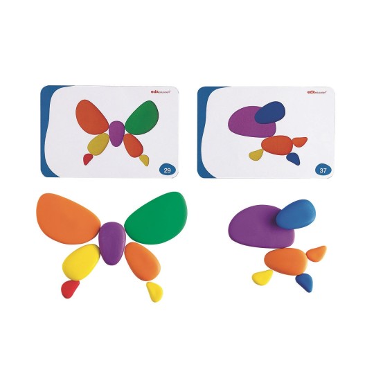 Buy Rainbow Pebbles Sorting Stones and Activity Card Set at S&S Worldwide