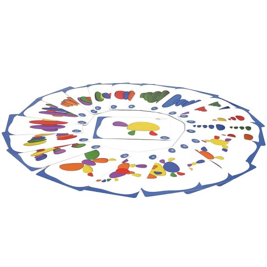 Buy Rainbow Pebbles Sorting Stones and Activity Card Set at S&S Worldwide