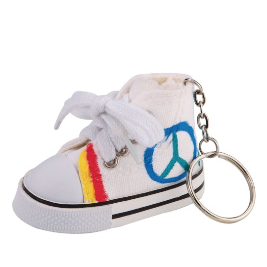 Color-Me™ Sneaker Keychains (Pack of 12) | Customizable Keychain Crafts