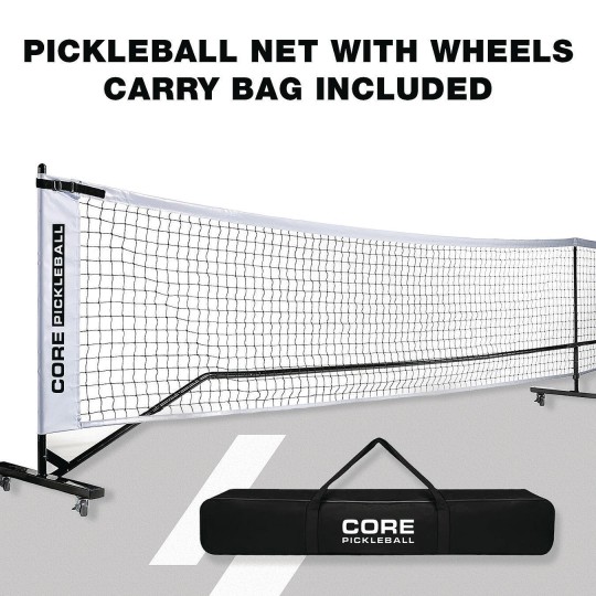 Buy CORE Pickleball Deluxe Portable Rolling Net System at S&S Worldwide