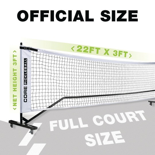 Buy CORE Pickleball Deluxe Portable Rolling Net System at S&S Worldwide