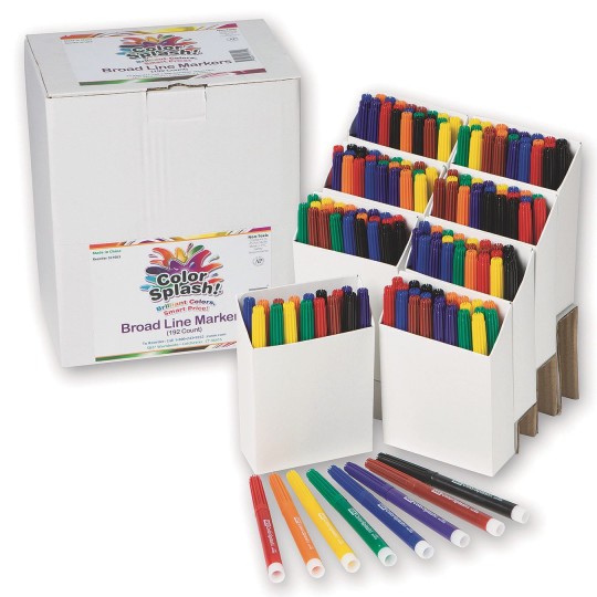 Buy Color Splash!® Broad Line Marker PlusPack (Pack of 192) at S&S ...