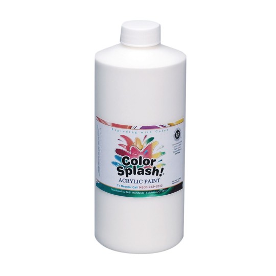 Buy Color Splash!® Acrylic Paint, 32 oz., White at S&S Worldwide