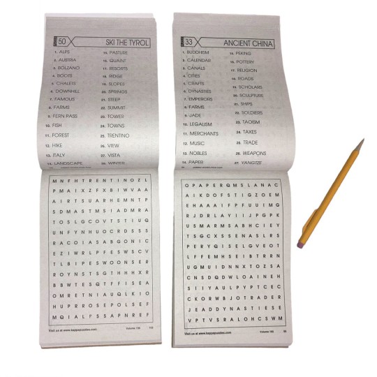 Buy Word Find Puzzle Book Set (Pack of 6) at S&S Worldwide