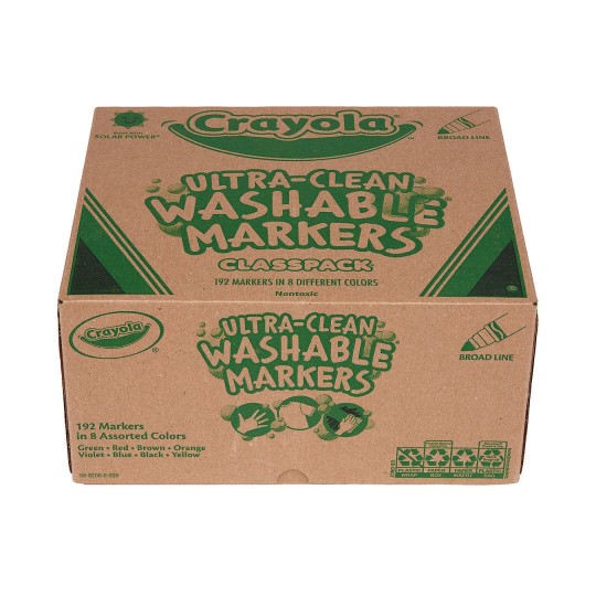 Buy Crayola® Ultra-Clean® Washable Marker Classpack (Pack of 192) at S ...