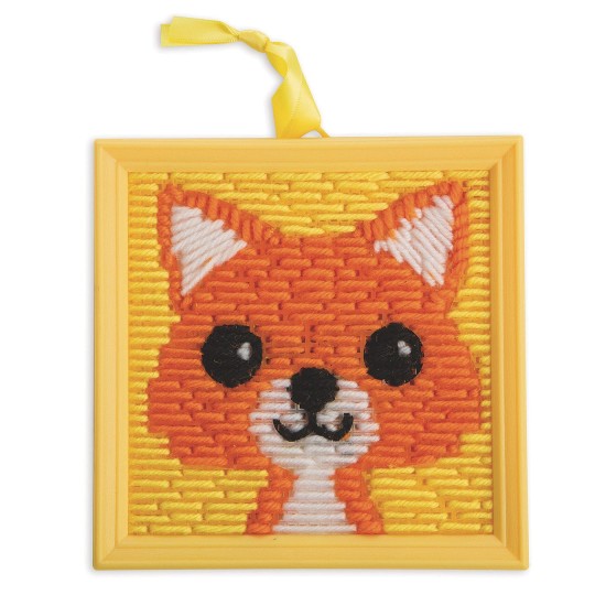 Fox Needlepoint Craft Kit (Pack of 12) | Creative Craft Projects