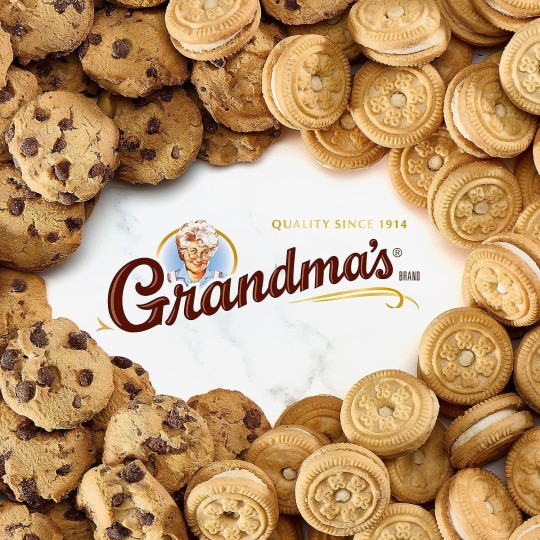 Grandma's® Mini Sandwich Cremes Vanilla Flavored Cookies (Case of 24)