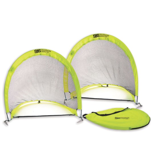 Buy Small Pop-Up Soccer Goals (Set of 2) at S&S Worldwide