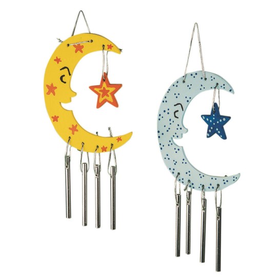 Buy Celestial Wind Chimes Craft Kit (Pack of 12) at S&S Worldwide