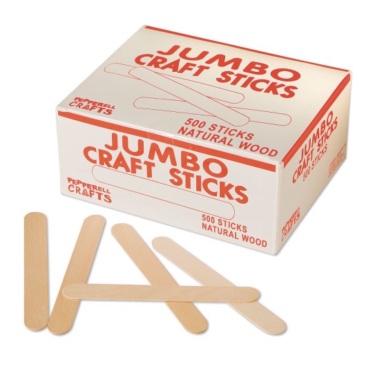 Jumbo Craft Sticks - Versatile and Great for DIY Projects | S&S