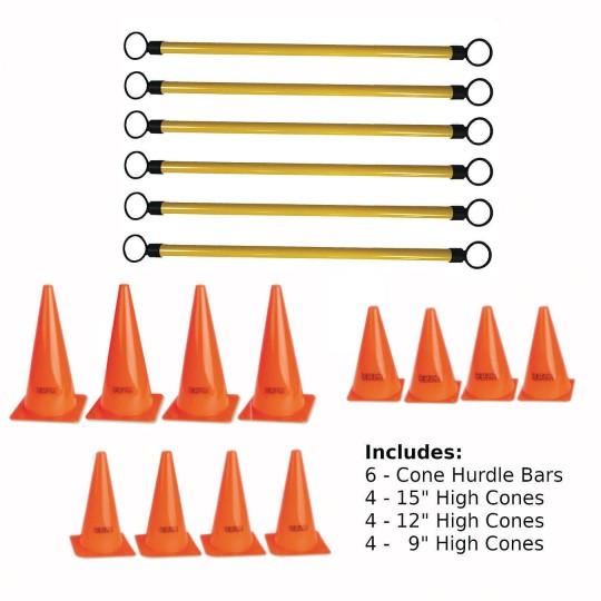 Buy S&S Worldwide Cone Hurdles Easy Pack (Pack of 6) at S&S Worldwide