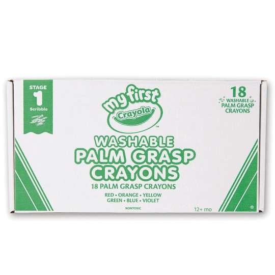 Buy Crayola® Palm Grip Crayon Classpack (Pack of 18) at S&S Worldwide