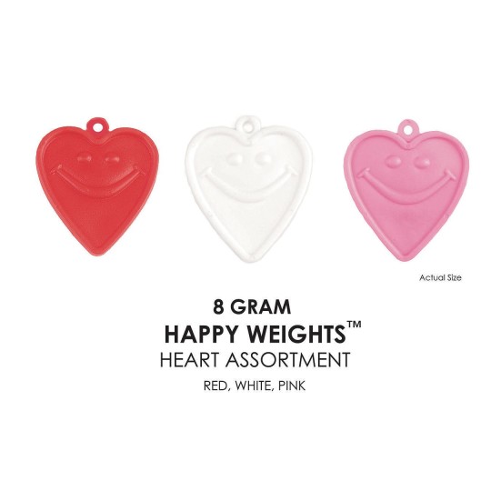 Buy Happy Weight™ 8-Gram Heart Shaped Balloon Weights (Pack of 100) at ...