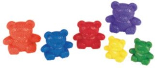 Three Bear Family® Basic Four Color Counter Set (Set of 80 ...