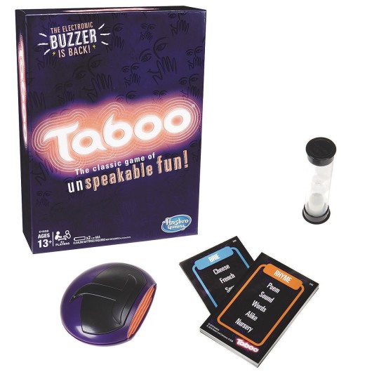 Hasbro® Taboo® Game with Buzzer | Word Guessing Game for Groups