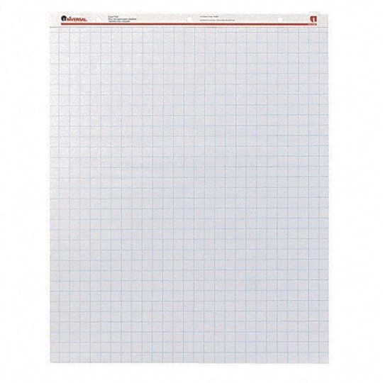 1" Square Easel Pad with 50 Sheets, 27" x 34" (2 Pack) | Presentation Pads