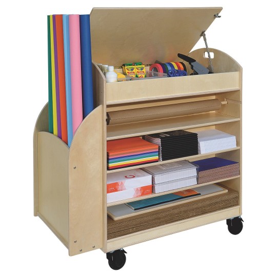 Wood Design® Maker Space Storage Cart | Versatile Storage Cart for ...