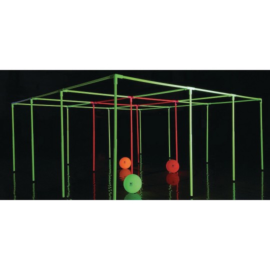 9 Square in the Air® NEON Deluxe Game Set | Outdoor Game Set