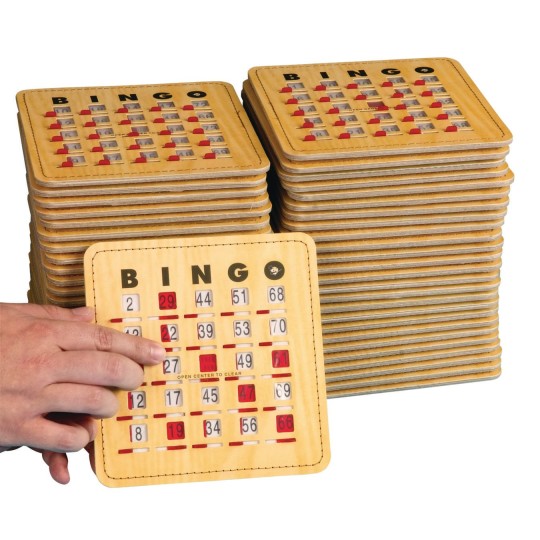 Buy Quick Clear Bingo Slide Card (Pack of 50) at S&S Worldwide