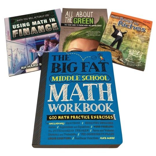 Buy Middle School Math and Financial Literacy Book Bundle at S&S Worldwide