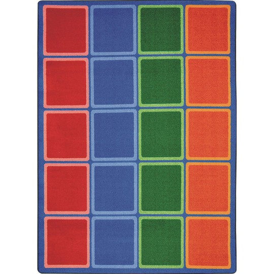 Buy Blocks Abound™ Carpet, 5'4" x 7'8" at S&S Worldwide