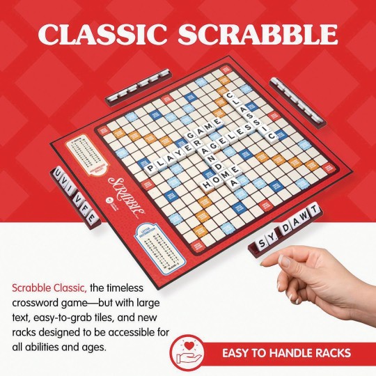 Buy Classic Scrabble, Scrabble Bingo and Scrabble Pass Game at S&S ...