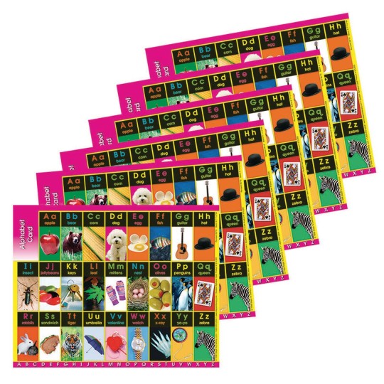 Buy Student Alphabet Cards (Pack of 6) at S&S Worldwide