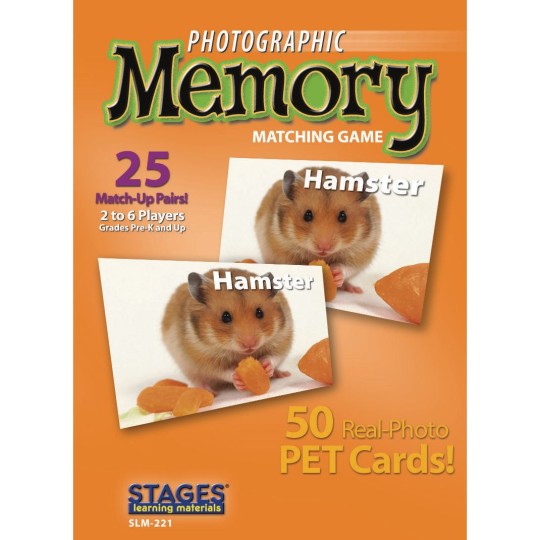 Buy Picture Memory Pets Card Game Real Photo Concentration Game at S&S ...
