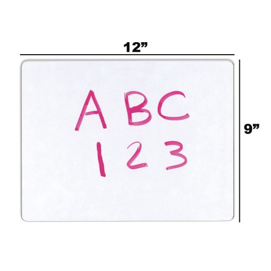 Buy Double Sided Dry Erase Lined Writing Board 9" x 12" at S&S Worldwide